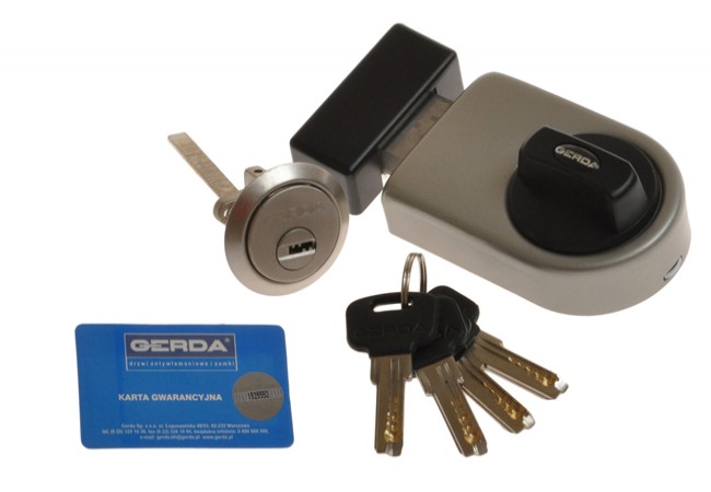 Sparta : GERDA - Rim Lock GERDA ZN 200 Reinforced, 4x keys - Satin ...